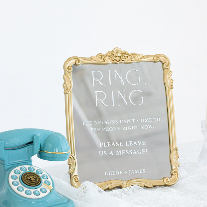 Wedding Mirror Signs & More Wedding Ceremony Signage | Magnolia Dreams