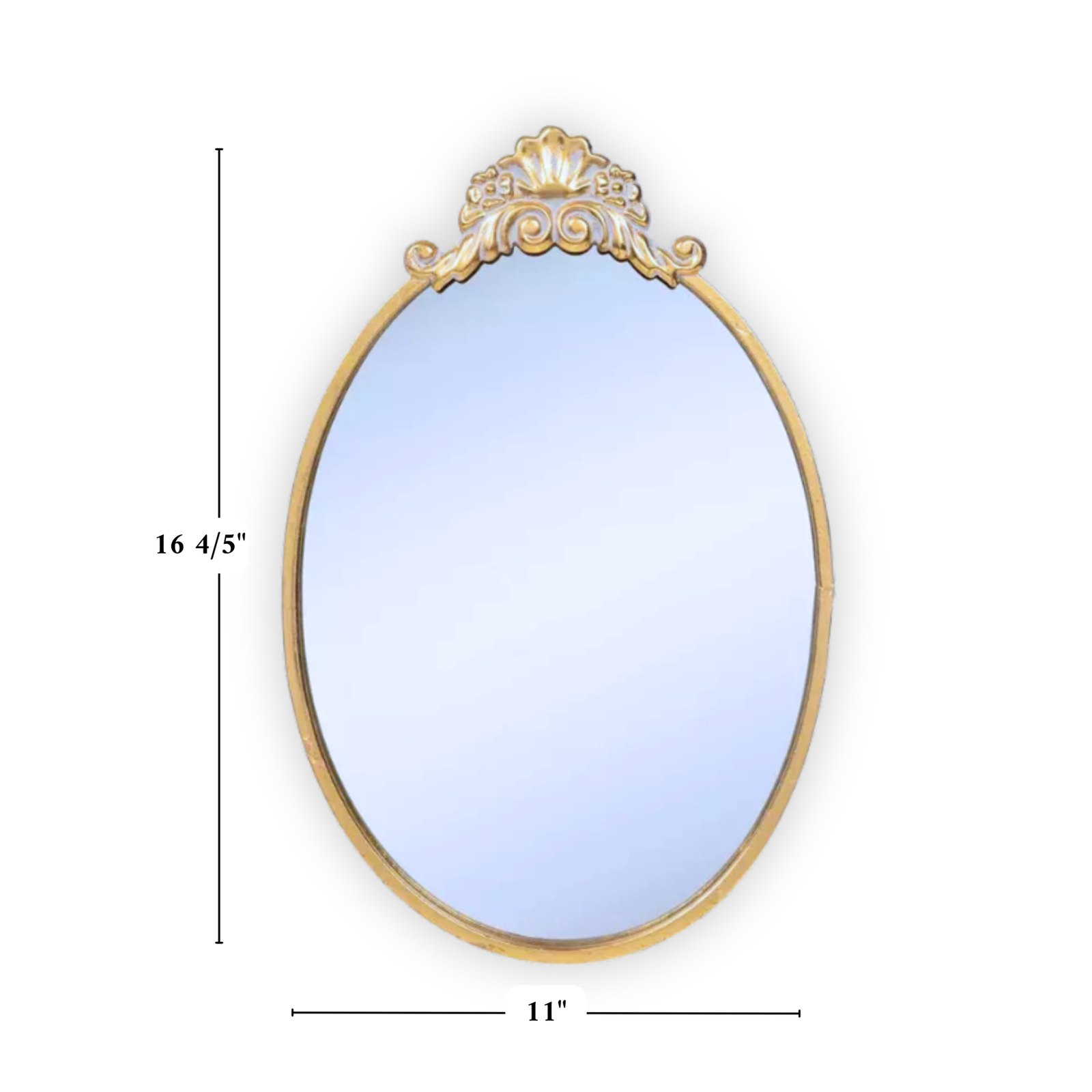 Elegant Gold Cocktail Mirror|Gold Cocktail Mirror |Magnolia Dreams LLC