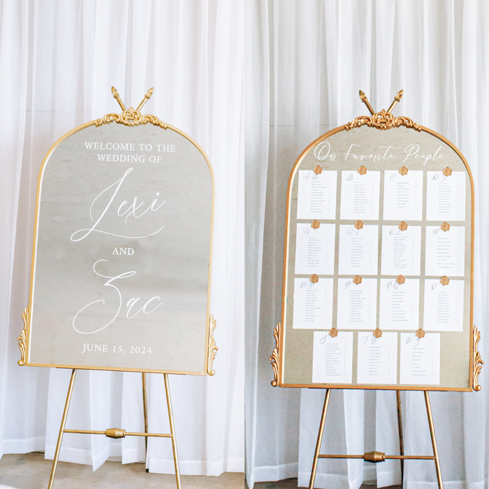 Wedding Mirror Sign | Mirror for Wedding Sign Bundle | Wedding Signage
